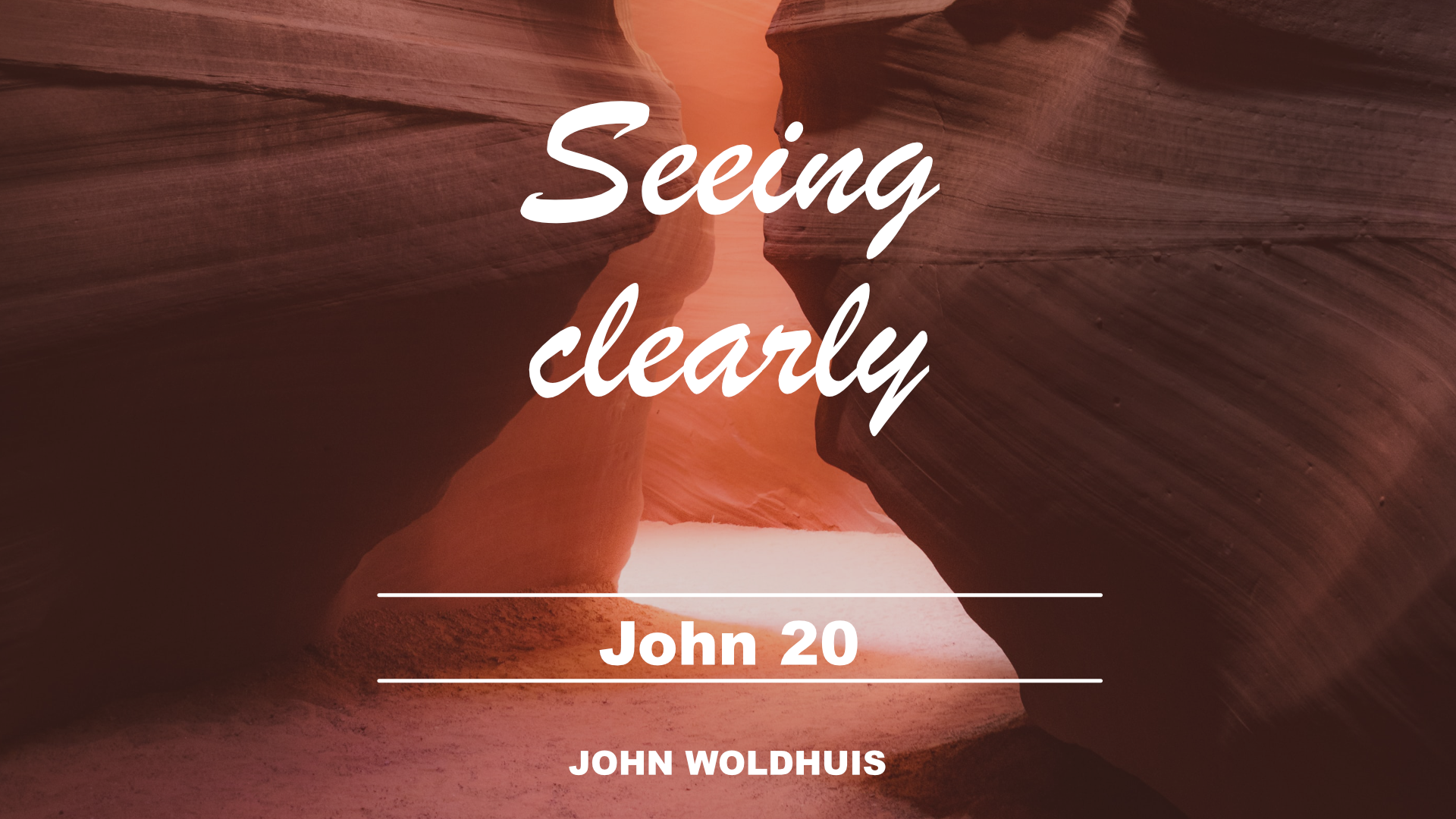Seeing Clearly – Wahroonga Presbyterian Church